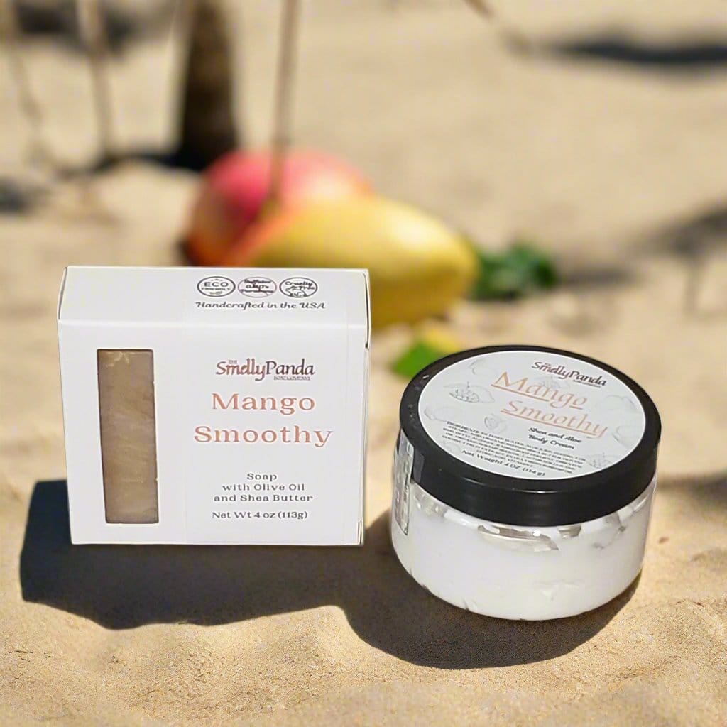 Mango Smoothy Self Care Duo Bundle - Vegan Skincare Set – The Smelly ...